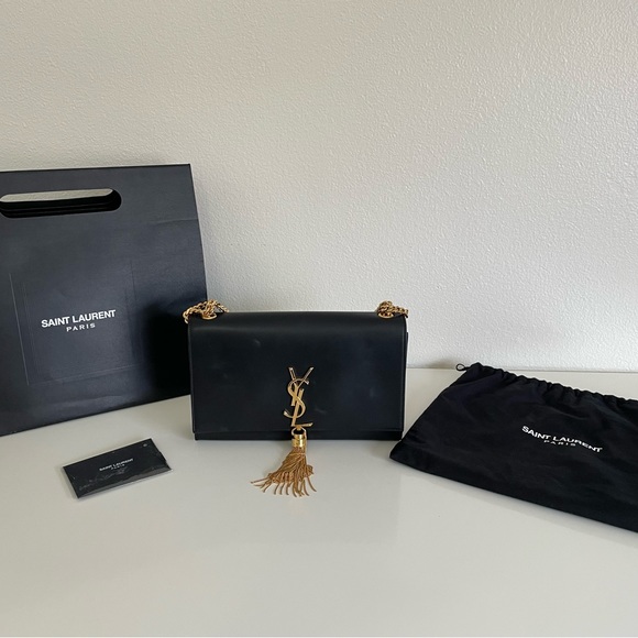 Yves Saint Laurent | Bags | Authentic Ysl Kate Medium Chain Bag With ...